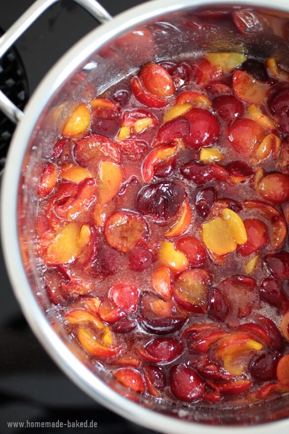 Rote Kriecherl Marmelade: säuerliche Sommermarmelade