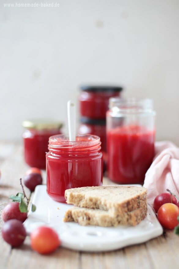 Rote Kriecherl Marmelade: säuerliche Sommermarmelade