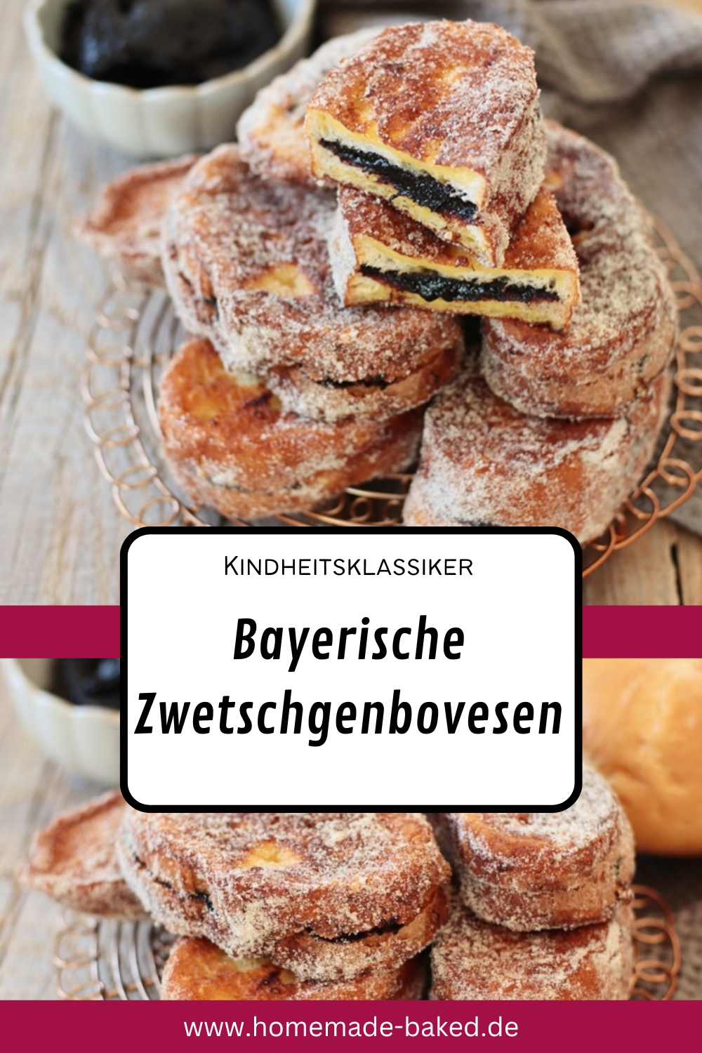 Bayerische Zwetschgenbavesen wie von Oma: Brötchen-Resteverwertung