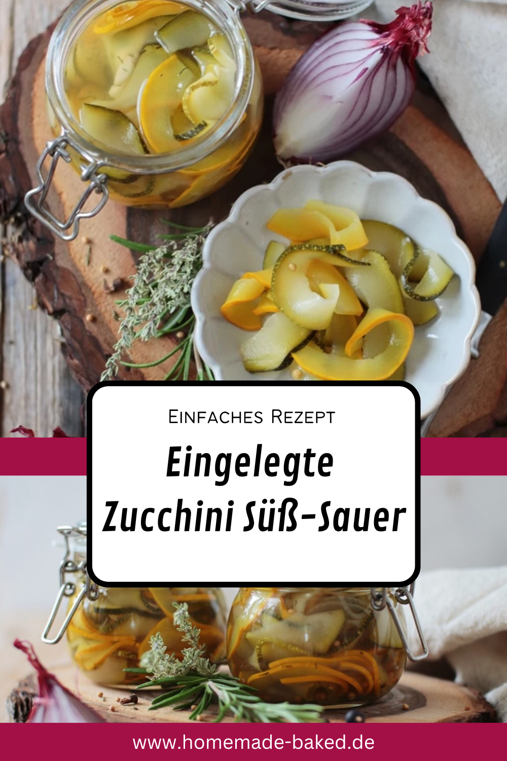 Suss Sauer Zucchini