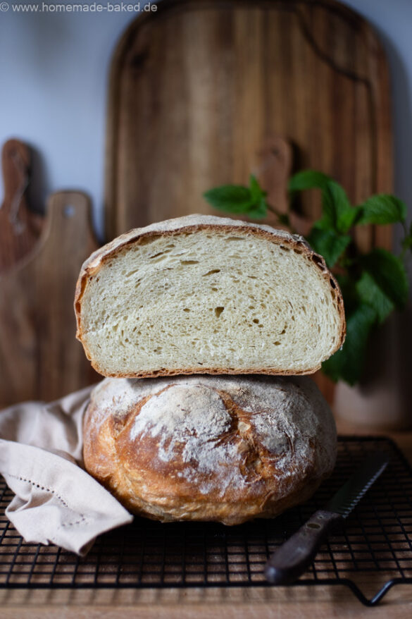 Pane Cafone Napoletano: Einfaches neapolitanisches Bauernbrot - perfekt ...